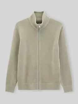 Marc O'Polo Strickjacke mit Zweiwege Rei&szlig;verschluss