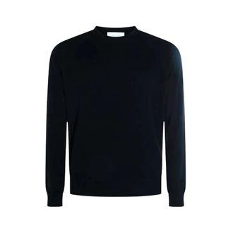 Malo Round-Neck Strickwaren - - Knitwear - Herren - Blau - 3XL