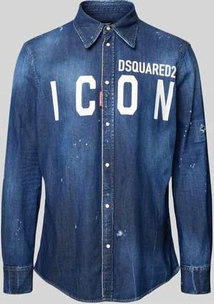 Dsquared2 Relaxed Fit Jeanshemd mit Knopfleiste