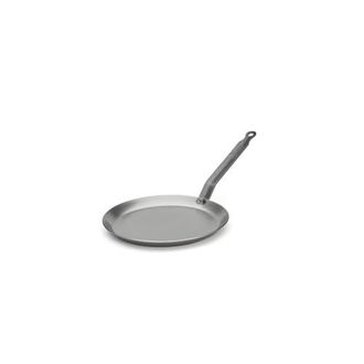 De Buyer de Buyer - Crêpe-Pfanne CARBONE PLUS aus schwerem Eisenstahl - 22 cm - 5120.22, Silber