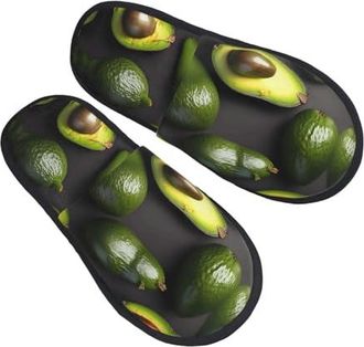 Generic Unisex Pantoufles &agrave; Hiver Motif imprim&eacute; avocat Maison Pantoufles L&eacute;g&egrave;re Chaussons Homme pour Homme Femme Hiver L