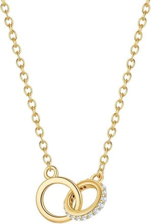 Glanzst&uuml;cke M&uuml;nchen Halskette - Sterling Silber Halskette - Gr. unisize - in Gold - f&uuml;r Damen