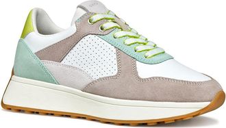 Geox Damen D Amabel A Sneaker, White/Grey, 40 EU