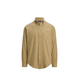 Polo Ralph Lauren Chemise droite en coton m&eacute;lang&eacute;