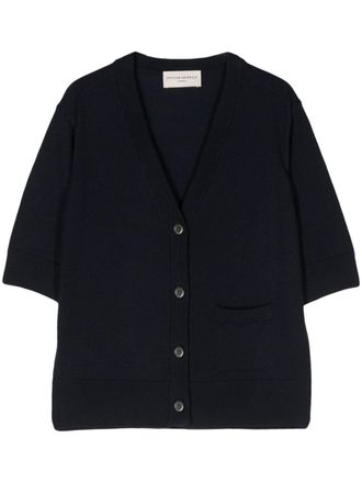 Officine Générale cardigan Aglae en mérinos - Bleu