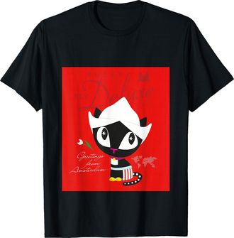 Pussy Deluxe Amsterdam Tulips Cat T-Shirt