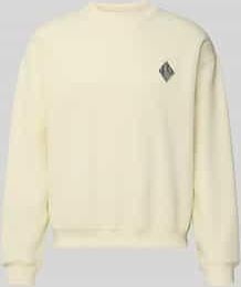 Lacoste Loose Fit Sweatshirt aus Baumwoll-Mix