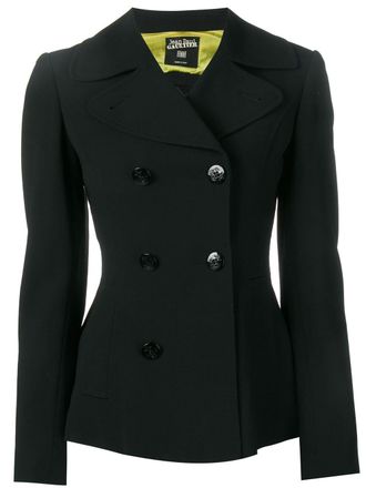 Jean Paul Gaultier veste à boutonnière croisée - Noir
