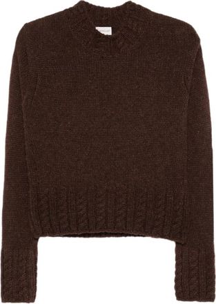 Moncler Cable-knit Logo-patch Sweater