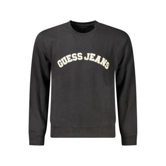 Guess Schwarzes Baumwoll Sweatshirt f&uuml;r Herren