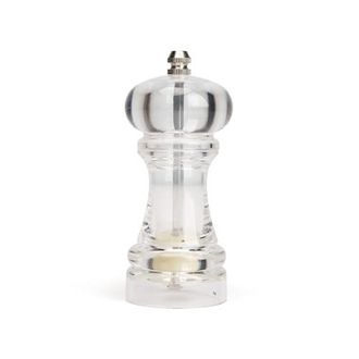 Menastyl Cuisson Moulin &agrave; sel ou poivre en acrylique avec broyeur en c&eacute;ramique ajustable 14 cm - Mouture r&eacute;glable - Design moderne et &eacute;l&eacute;gant - Facile &agrave; remplir et &agrave; e