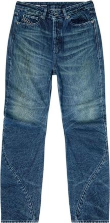 Diesel Jean Droit - Femme - Jeans - Bleu - Taille: W26