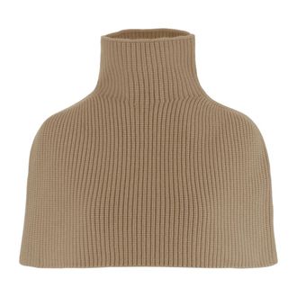 SA SU PHI Hochgeschlossener Kaschmirschal - - Knitwear - Damen - Beige - S