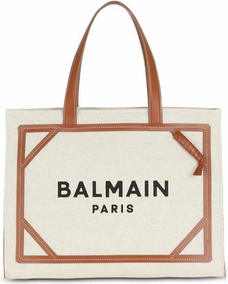 Balmain B-Army 42 Tote Bag - Femme - Sacs - Beige - Taille: ONE Size