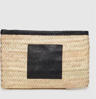 Lulli Pochette Lulli Raphia Noir