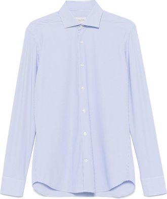 Tintoria Mattei Gestreiftes Hemd - Blau