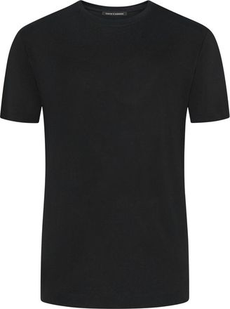 Trusted Handwork Unifarbenes Basic T-Shirt aus Pima-Baumwolle in