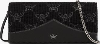 MCM Rauten-Clutch in Lauretos Lurex Jacquard