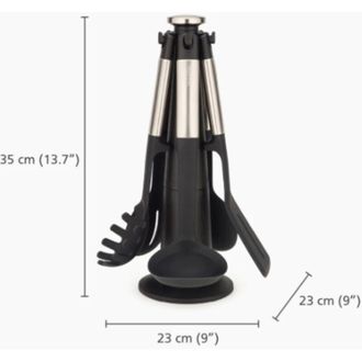 Joseph Joseph Elevate 5-teiliges Silikon-Untensilien-Set St&auml;nder