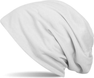 styleBREAKER Bonnet Tombant Classique Type Beanie, l&eacute;ger et Souple, Beanie Long, Unisexe 04024018, Couleur:Gris Clair