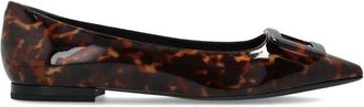 Roger Vivier Femme, Chaussures, Brun, Taille: 39 1/2 EU Ballerines en cuir