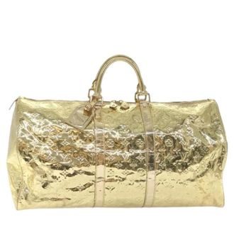 Louis Vuitton Sac Boston Vintage Monogram Miroir Pre-owned - Femme - Pre-owned - Jaune - Taille: ONE Size