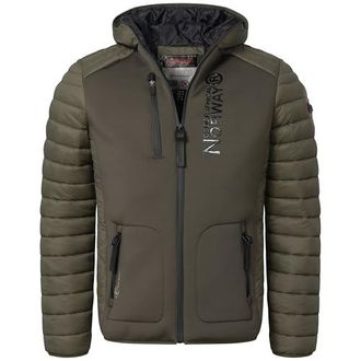 Geographical Norway IMS Production Veste dhiver matelass&eacute;e &agrave; capuche pour homme - Anorak chaud et doubl&eacute;, taille S &agrave; 7XL, pour lext&eacute;rieur, le ski, le snowboard - Veste &agrave; 