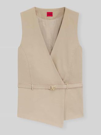 HUGO BOSS Regular Fit Weste mit G&uuml;rtel Modell AHELLA-1-W