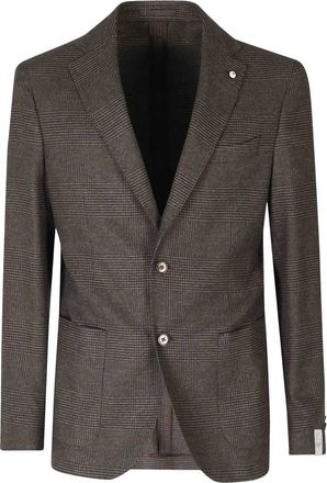 L.B.M. 1911 L.b.m. 1911 - Veste Coton Main Cachemire - Homme - Vestes - Brun - Taille: M