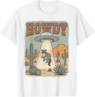 Image UFO Howdy Desert Raccoon T-Shirt