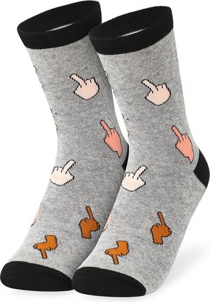 Satinior Lustige Unisex Weihnachtssocken Als Geschenk Unh&ouml;fliche Socken Als Geschenk Gl&uuml;ckssocken(Mittelfinger)