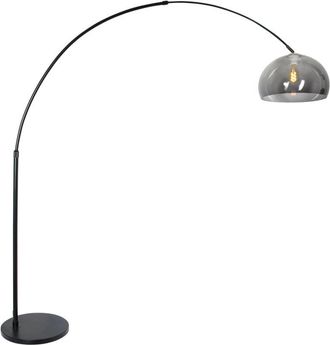 Steinhauer Steinhauer - Lampe arc lampadaire lampadaire lampe de salon m&eacute;tal noir gris h 205 cm