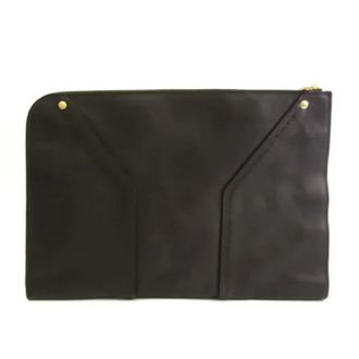 Saint Laurent Pre-owned Leder clutches - - Pre-owned - Damen - Braun - ONE SIZE