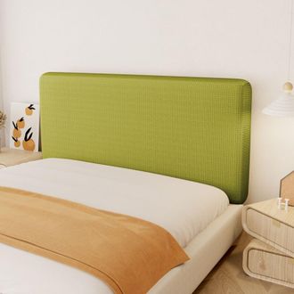 Generic Stretch Kopfteil Bezug King Queen Full Size Hochelastischer Bettkopfteil Bezug Staubdichter Schutzh&uuml;lle f&uuml;r Schlafzimmerdekoration Matcha Gr&uuml;n L&auml;nge d