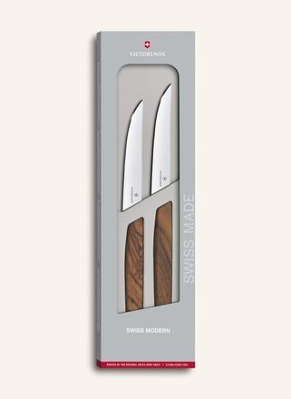 Victorinox by Swiss Army 2er-Set Steakmesser Swiss Modern braun