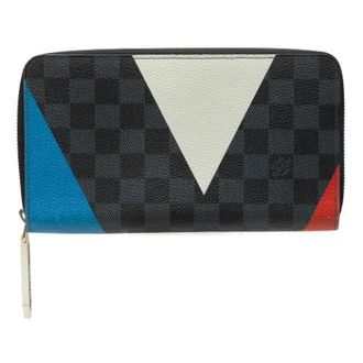 Louis Vuitton Portefeuille zipp&eacute; en toile Damier Pre-owned - Femme - Pre-owned - Multicolore - Taille: ONE Size