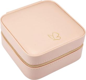 Glanzst&uuml;cke M&uuml;nchen Halskette - Reiset&auml;schchen - Gr. unisize - in Rosa - f&uuml;r Damen