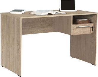 PEGANE Pegane - Bureau coloris Ch&ecirc;ne Cambrian - longueur 120 x profondeur 60 cm