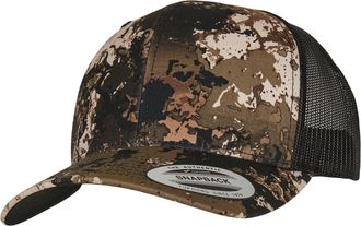 Flexfit Unisex Kappe Veil Camo Retro Trucker Cap, Farbe wideland, Gr&ouml;&szlig;e one Size