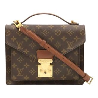 Louis Vuitton Sac pochette Monogram Pre-owned - Femme - Pre-owned - Brun - Taille: ONE Size