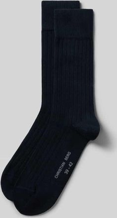 Christian Berg Socken aus Baumwoll-Mix im 2er-Pack