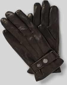 Eem Fashion Fingerhandschuhe aus Schafsleder mit Riegel