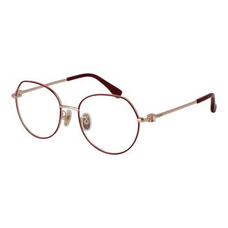 Max Mara Metall Brillengestell - - Accessories - Damen - Rot - ONE SIZE