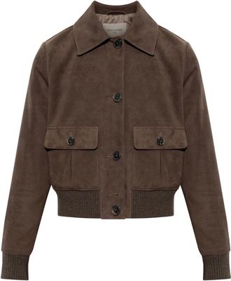 Paul & Shark Veste en daim avec poches - Femme - Vestes - Brun - Taille: 36 FR
