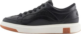 A|X Armani Exchange Mens Venice, Debossed Logo,Sneaker,Black,39.5
