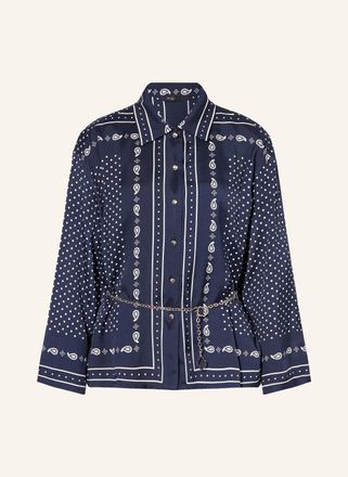 Maje Hemdbluse blau