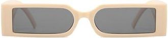 Generic Lunettes De Soleil Dextérieur À Petite Monture For Hommes Et Femmes, Idéales For Les Déplacements Quotidiens, Vacances Ou Le Shopping(Beige)