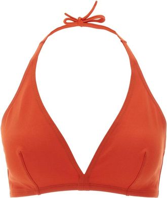Eres Eres, Femme, Maillots de bain, Orange, Taille: 40 FR Gang Duni Triangle Bikini Top