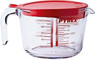 Pyrex Messbecher 1l mit Deckel