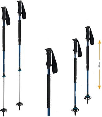 Komperdell T2 Thermogrip Foam II Wanderstock, Trekkingstock, Skistock - Blau